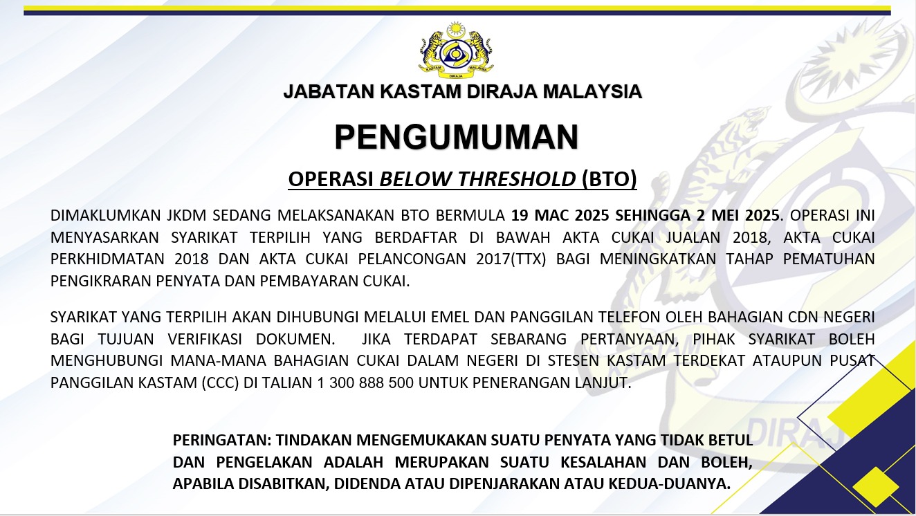 Malaysian Tourism Tax System (MyTTx)